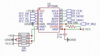 Сенсорный дисплей, XPT2046 и ESP32 | Аппаратная платформа Arduino