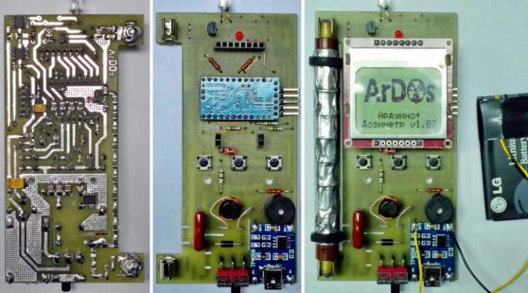Ardos дозиметр часть №1 Аппаратная платформа Arduino